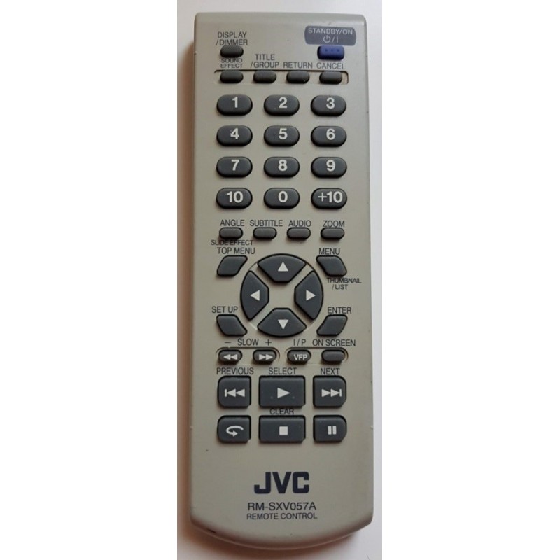 Telecommande JVC, TELECOMMANDE ORIGINAL, REMOTE, JVC RM-SXV057A, VCR