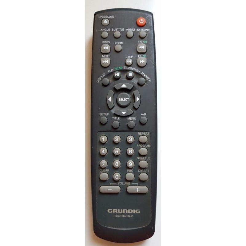 Telecommande , TELECOMMANDE ORIGINAL, REMOTE, Grundig, Télé Pilot 8...
